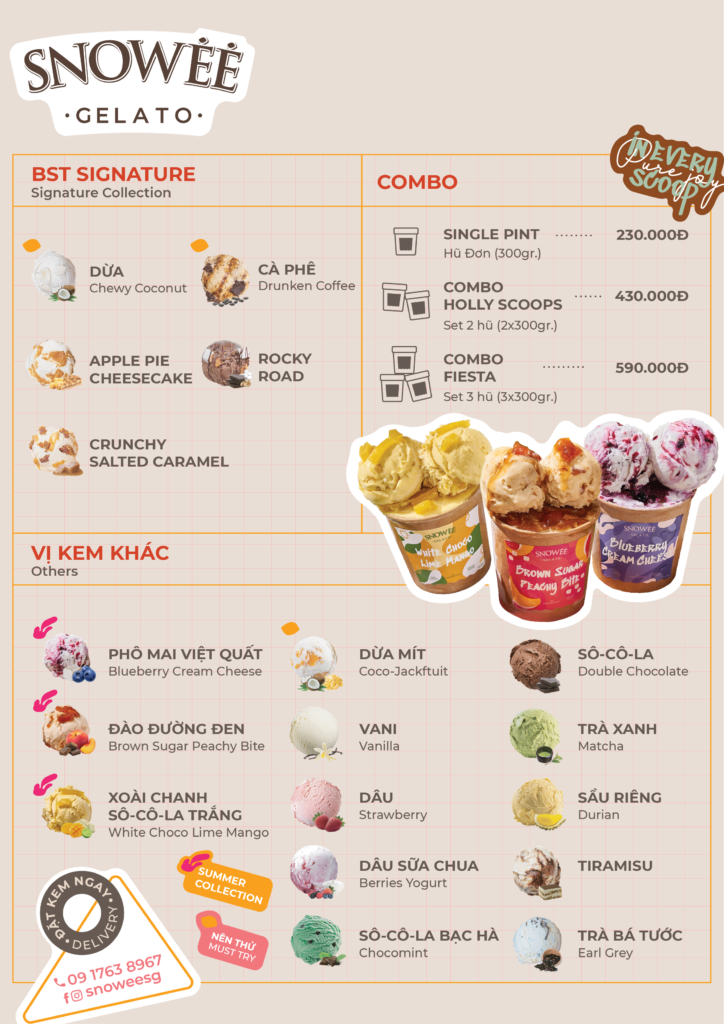 Menu - Inn Sài Gòn